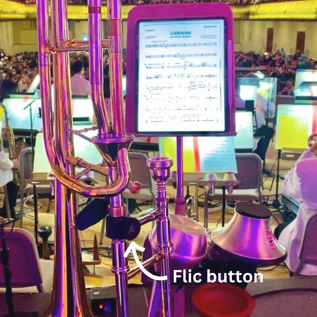 Flic on stage: How a smart button assists the performances of a brass ...