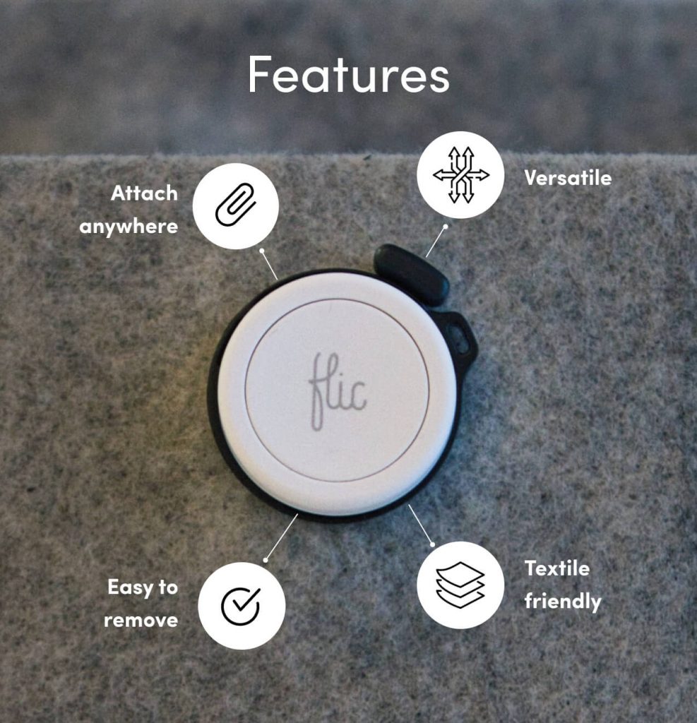Flic Button Textile Attachment | Flic Smart Button